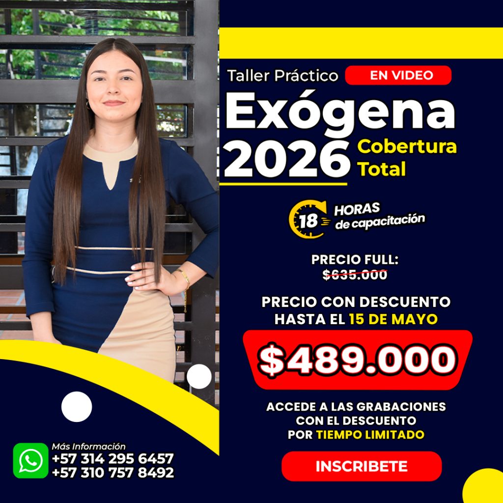 PV2602CM – TALLER PRÁCTICO DE EXOGENA 2026 COBERTURA TOTAL – EN VIDEO ...